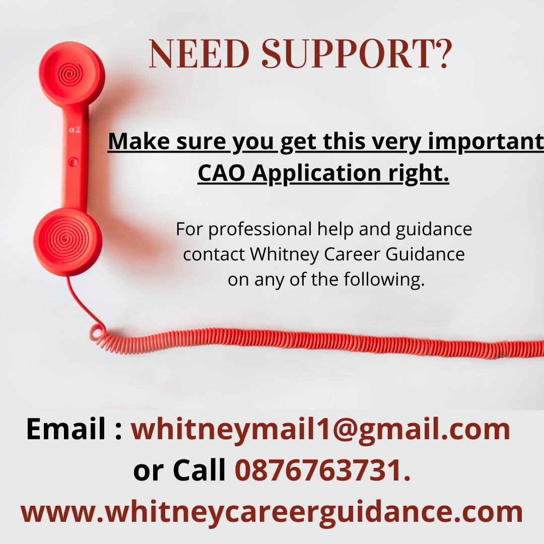 CAO – Change of Mind – All You Need to Know – Whitney Career Guidance
